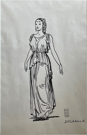 Dolasilla by Milo Manara on artnet