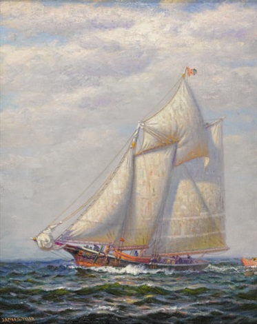 Vessel at sea by James Gale Tyler on artnet
