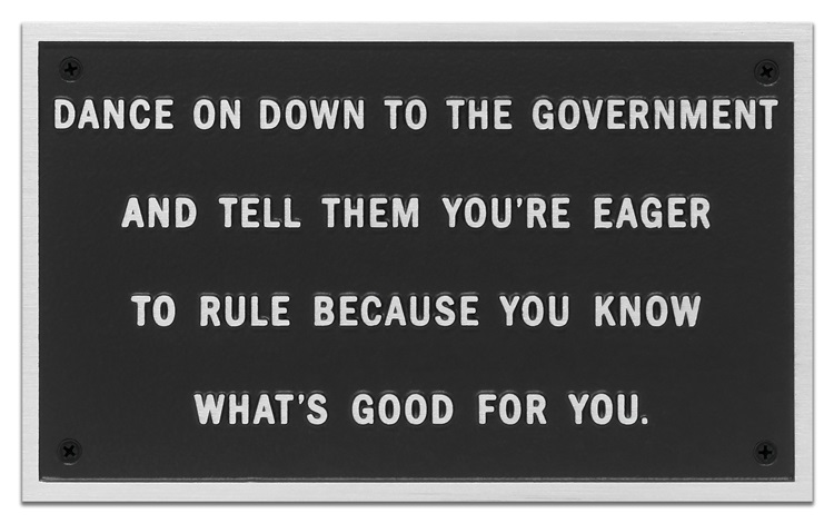 Untitled Selection from Survival Series by Jenny Holzer on artnet