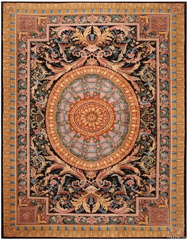 BEAUTIFUL ELEGANT LARGE VINTAGE CLASSIC RENAISSANCE SAVONNERIE STYLE ...