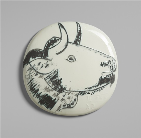 Profil de taureau by Pablo Picasso on artnet