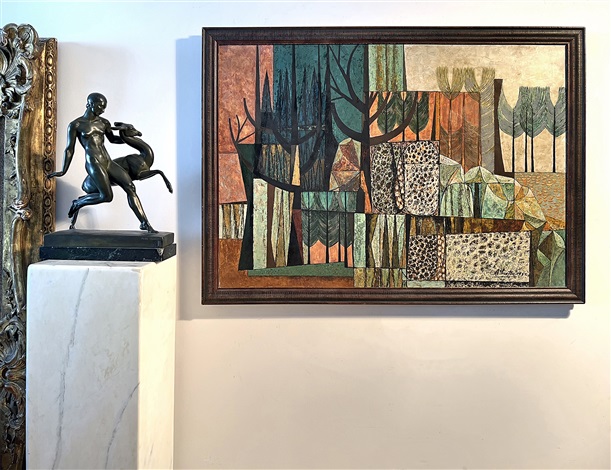 Landscape Abstraction - Mid-Century - Twenty Paintings in One by John ...