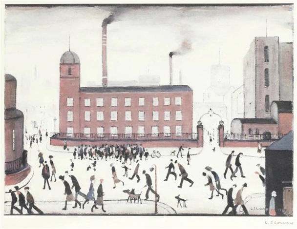 Mill Scene by L.S. Lowry on artnet