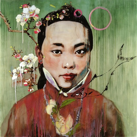 Five Elements - Water 1418 by Hung Liu on artnet