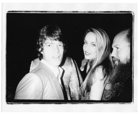 Mick Jagger, Jerry Hall, and Garech Browne, Red Ball, Paris by Bob ...