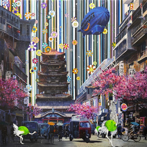 Amazon Zeppelin in a Japan Sky by Angelo Accardi on artnet