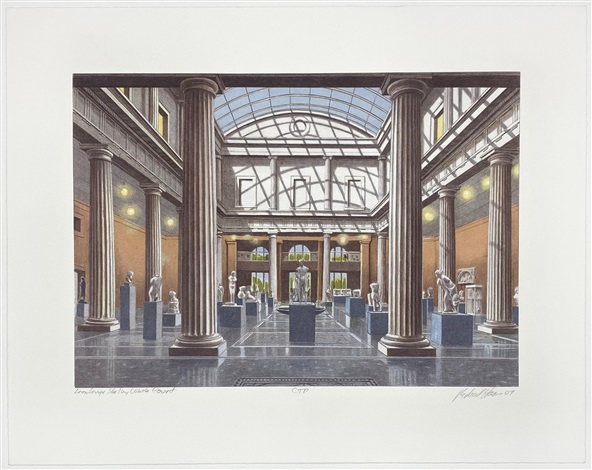 Leon Levy and Shelby White Court, Metropolitan Museum by Richard Haas ...