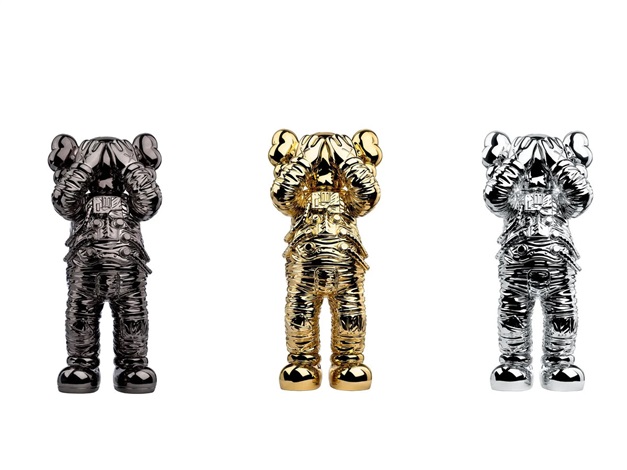 KAWS Holiday Space Figure GoldBlackSilver Set by KAWS on artnet