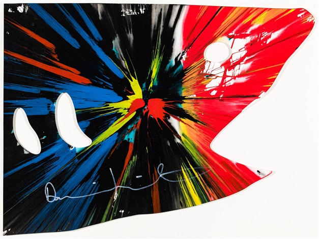 Shark Spin Painting - Unique by Damien Hirst on artnet