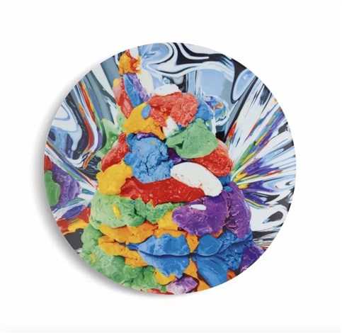 Play Doh coupe plate by Jeff Koons on artnet