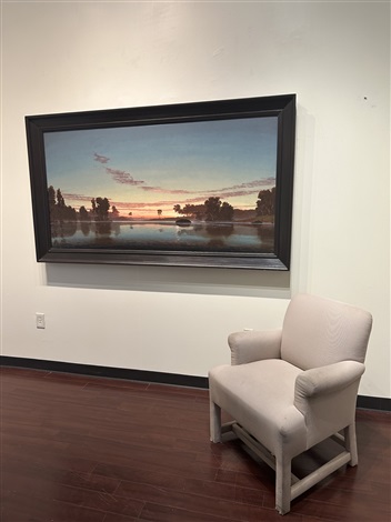 Flooded River Above the Oxbow Rose Horizon at Dawn by Stephen Hannock ...