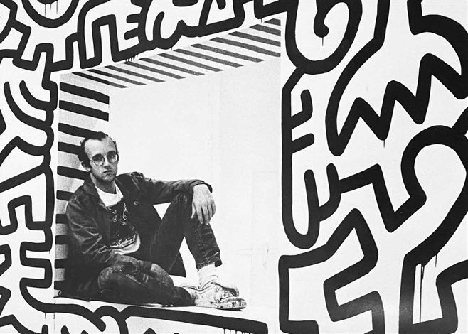 Keith Haring Pop Shop poster 1989 by Keith Haring on artnet