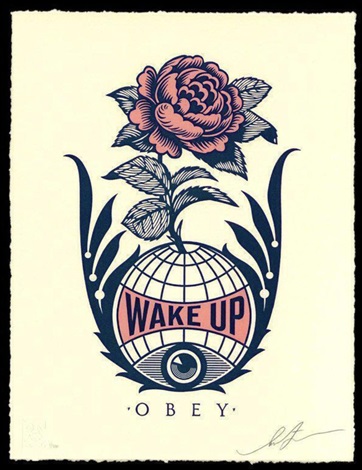 Wake Up Earth by Shepard Fairey on artnet