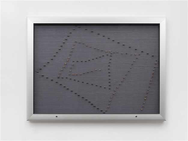 continuous dotted line grey by Gabriel Kuri on artnet
