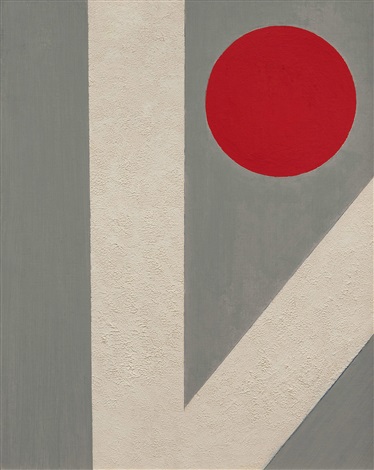 Red Rising on Gray by Charles Green Shaw on artnet