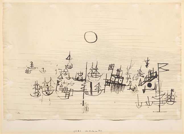 der Hafen von Plit by Paul Klee on artnet