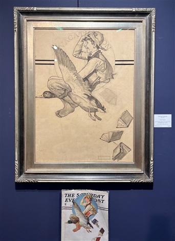 Summer Vacation, The Saturday Evening Post cover study by Norman ...