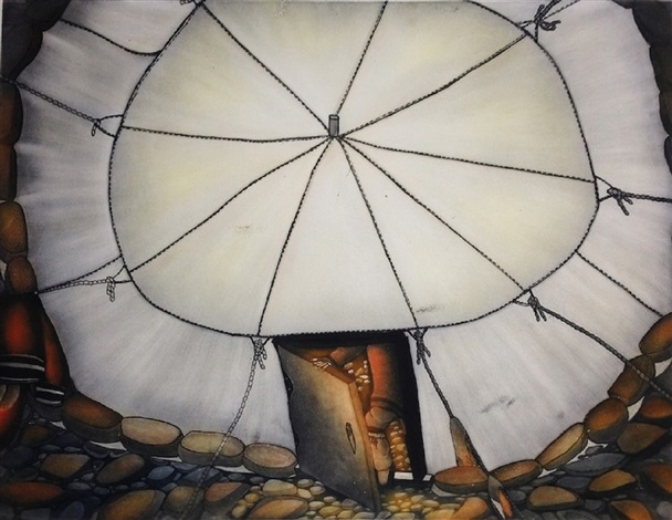 INUIT PRINT Aujaqsuit Tupiq by Shuvinai Ashoona on artnet