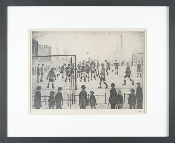 The Football Match by L.S. Lowry on artnet
