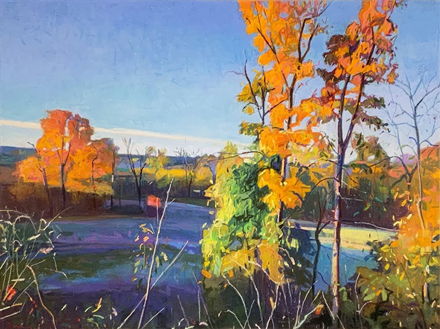 Cool Blue Trail by Charles Basham on artnet