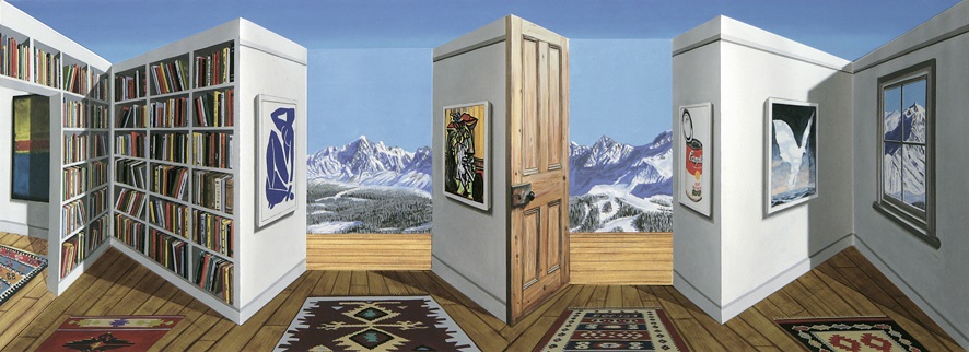 Living Room by Patrick Hughes on artnet