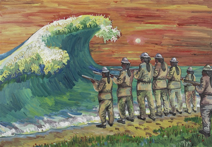 West coast meets east wave by Nikita Sukhov on artnet