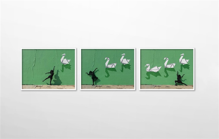 Black Swan by Robin Rhode on artnet