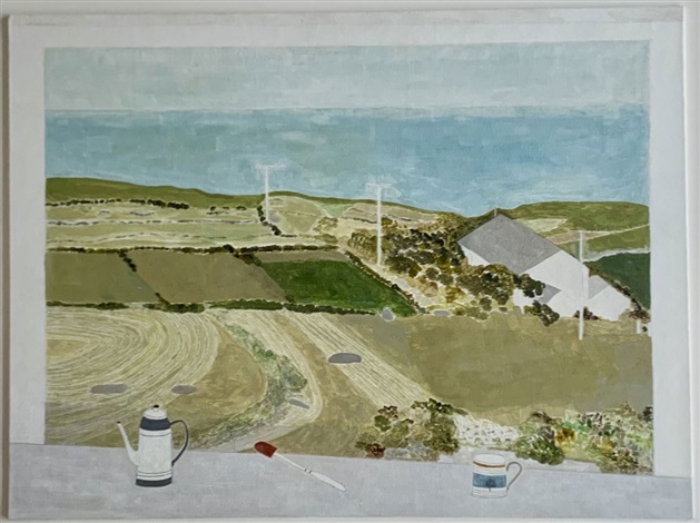 Spring View from DH Lawerences House by Rachel Nicholson on artnet