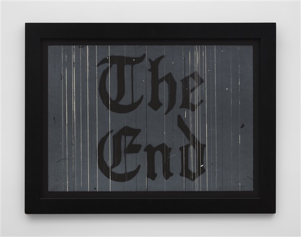 The End by Ed Ruscha on artnet
