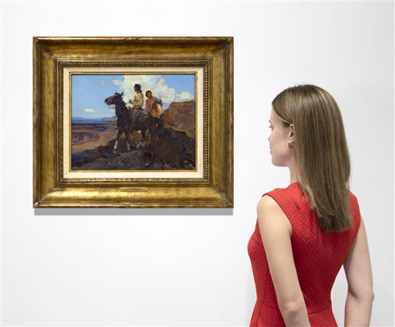 Scouting by Frank Tenney Johnson on artnet