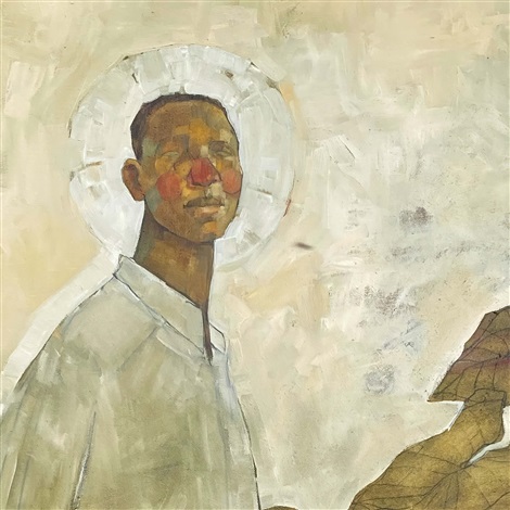 Magutu Holding His Violin by Olivia Mae Pendergast on artnet