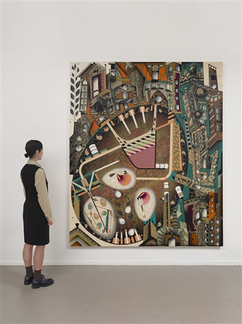 Sparkling City With Egg Monuments 5 by Lari Pittman on artnet