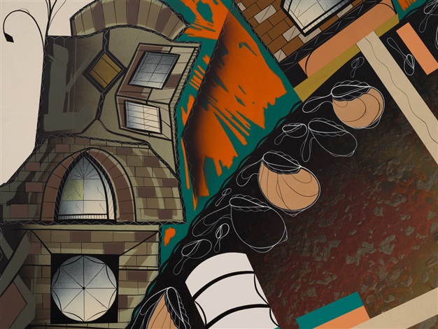 Sparkling City With Egg Monuments 5 by Lari Pittman on artnet