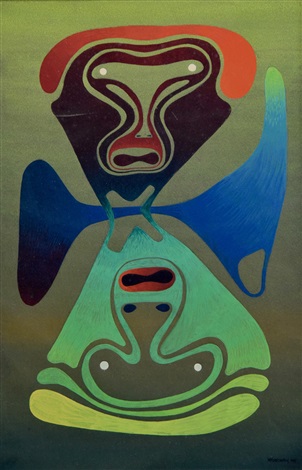 Double Mask by Robert McChesney on artnet