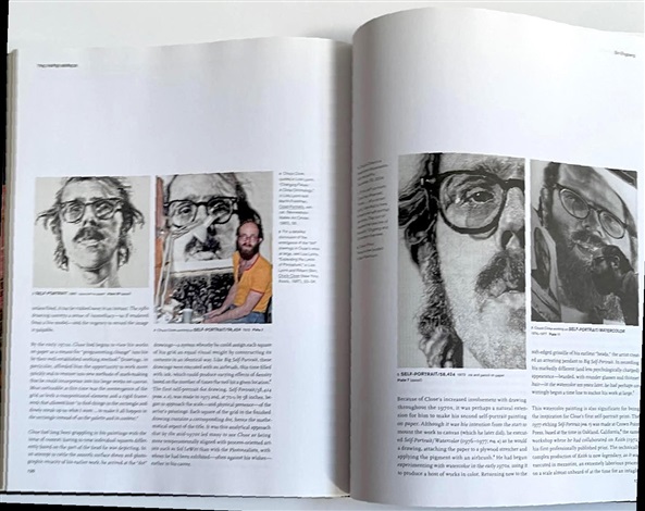 Chuck Close Self-Portraits 1967-2005 Hand signed and inscribed to ...
