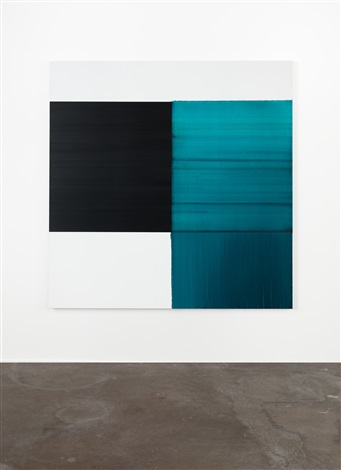 Exposed Painting Caribbean Turquoise by Callum Innes on artnet