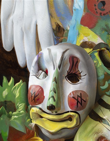 Still Life With Masks after Emile Nolde by Will St. John on artnet