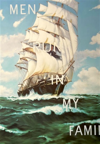 Rare Leo Castelli Gallery Poster Brave Men Run in My Family by Ed ...