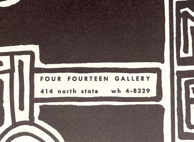 Rare artist designed early poster Westermann and Kapsalis Sculpture at ...