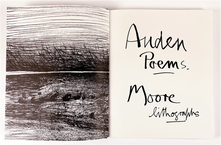 Auden PoemsMoore Lithographs book Edition B by Henry Moore on artnet