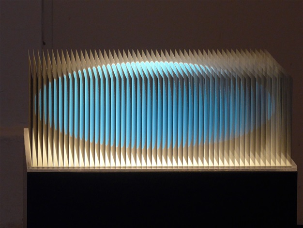 Blue light ellipsoid by Yoshiyuki Miura on artnet