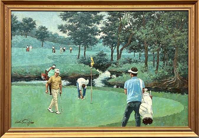 Golf Outing by Arthur Saron Sarnoff on artnet