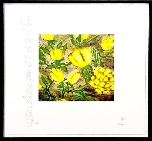 Yellow Roses by Donald Sultan on artnet