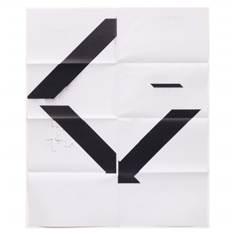 X Poster Untitled, 2007, WG1208 by Wade Guyton on artnet