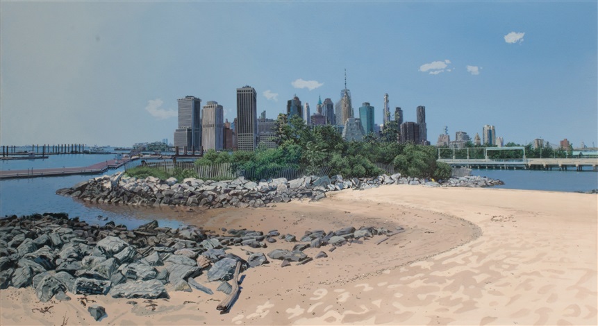 Brooklyn Bridge Park by Andrew Lenaghan on artnet