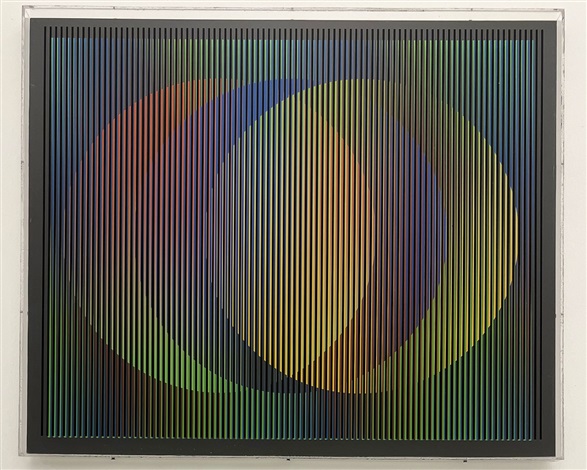 Chromointerference serie Irene F by Carlos Cruz-Diez on artnet