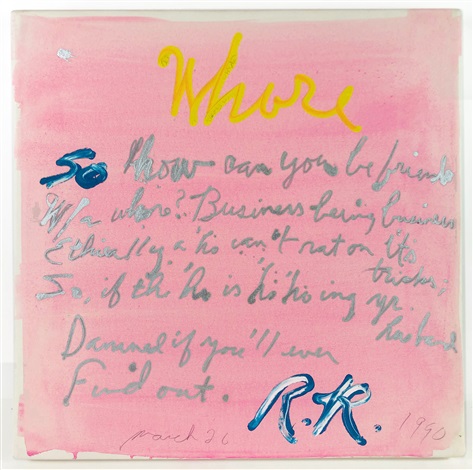 Whore by Rene Ricard on artnet