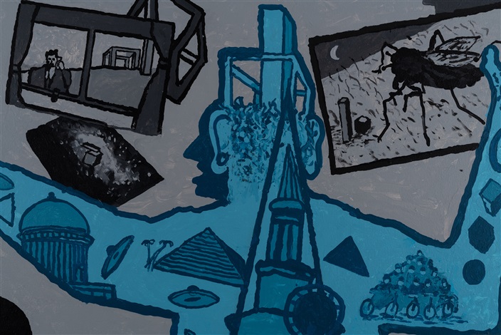 Self Portrait Circa 1970 by Derek Boshier on artnet