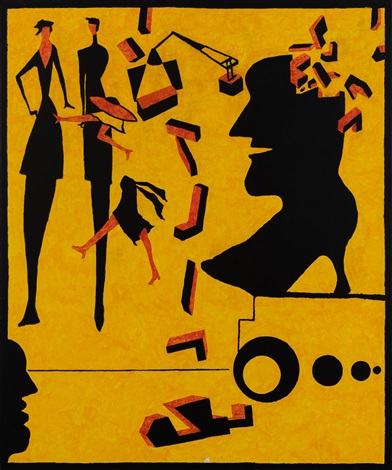 Self Portrait Circa 1974 by Derek Boshier on artnet