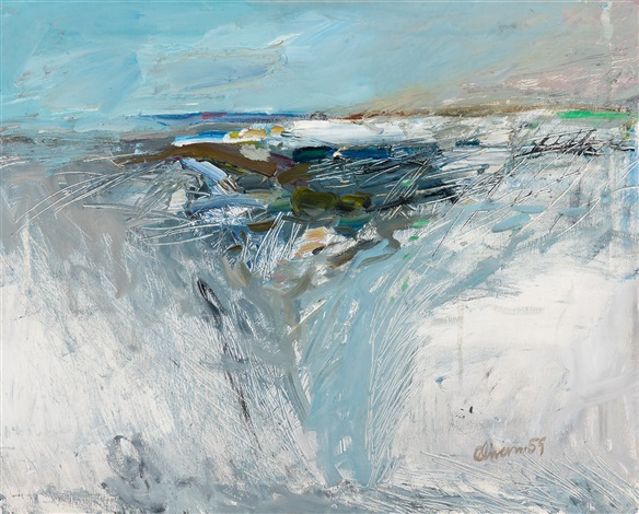 Oceanscape, Atlantic Crossing II by Nathan Oliveira on artnet